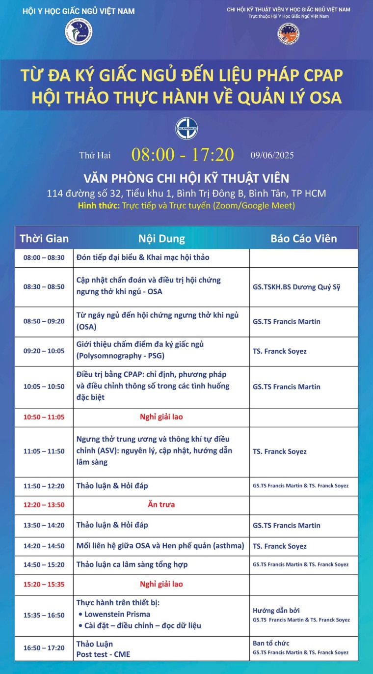 CALAPHARCO ĐỒNG HÀNH CÙNG WORKSHOP “TỪ ĐA KÝ GIẤC NGỦ ĐẾN LIỆU PHÁP ...