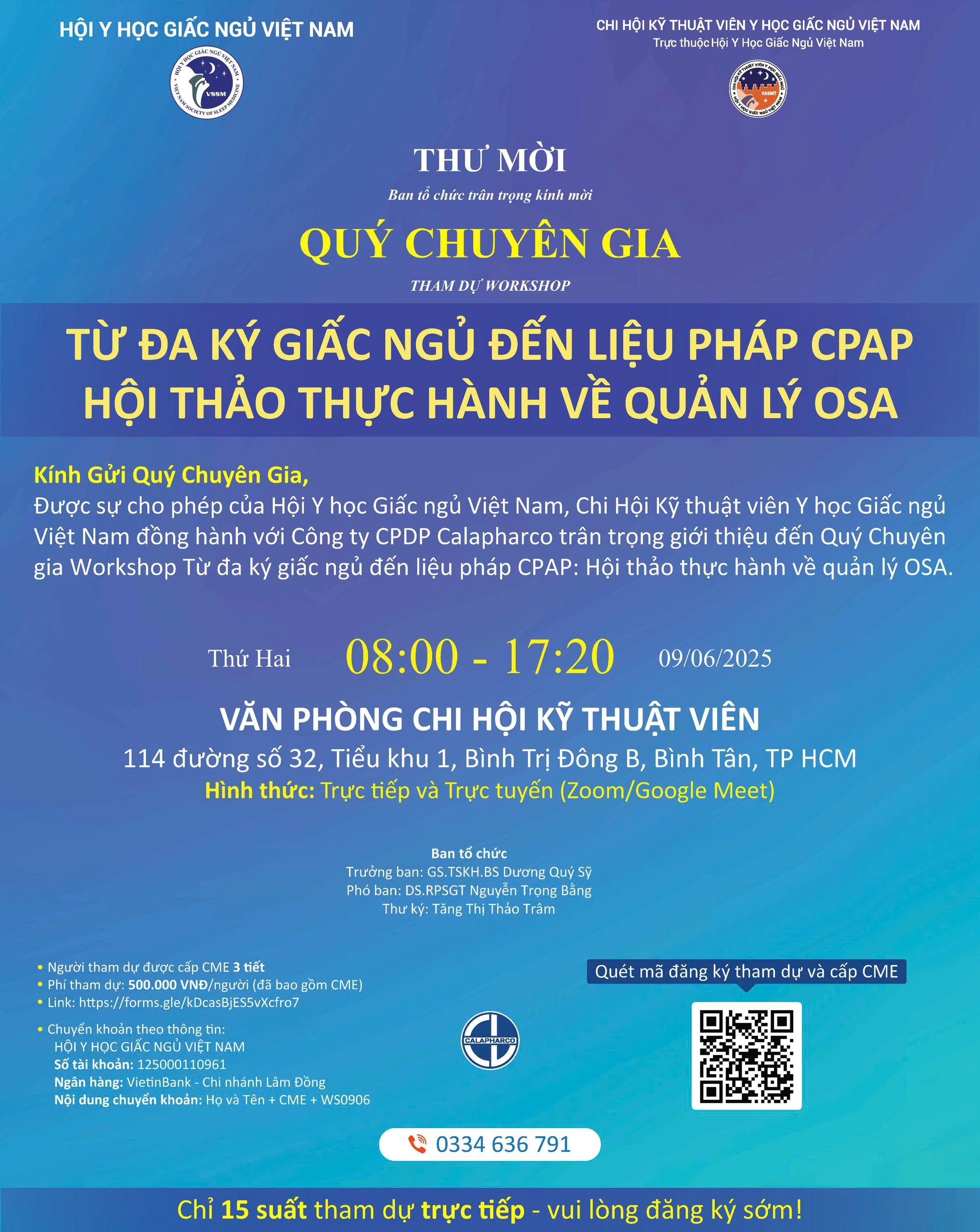 CALAPHARCO ĐỒNG HÀNH CÙNG WORKSHOP “TỪ ĐA KÝ GIẤC NGỦ ĐẾN LIỆU PHÁP ...